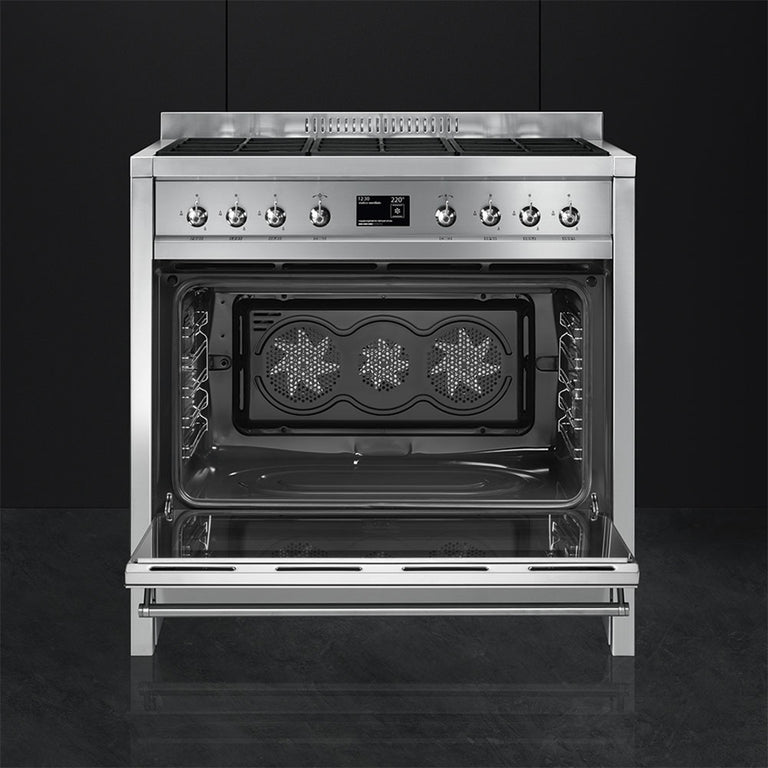 Opera 90CM Gas-Electric Cooker Stainless Steel – SMEG Philippines