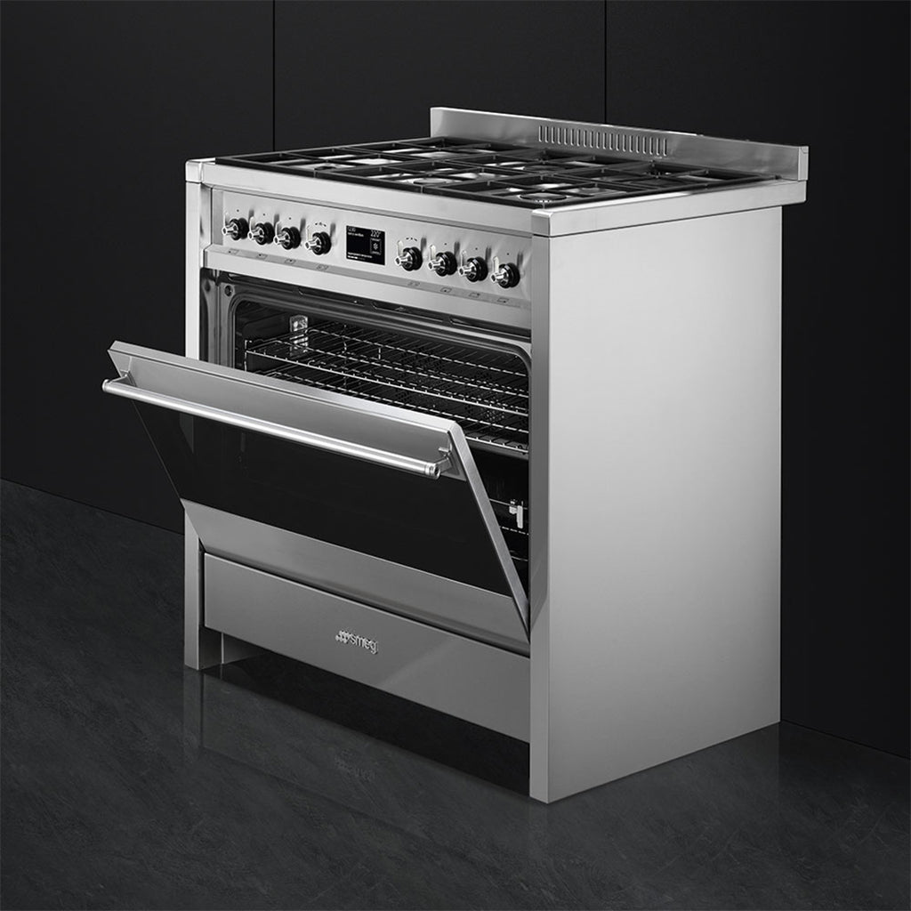 Opera 90CM Gas-Electric Cooker Stainless Steel – SMEG Philippines