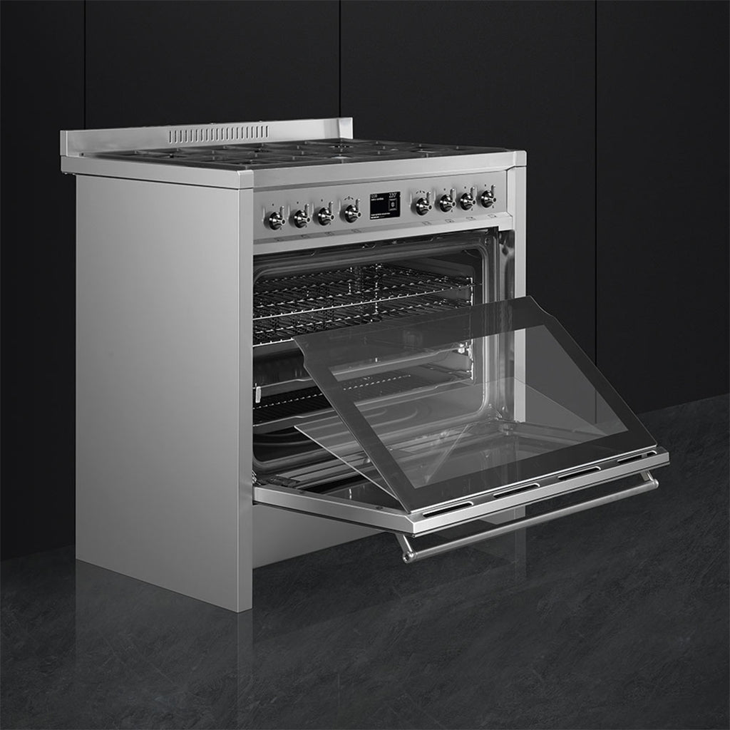 Opera 90CM Gas-Electric Cooker Stainless Steel – SMEG Philippines