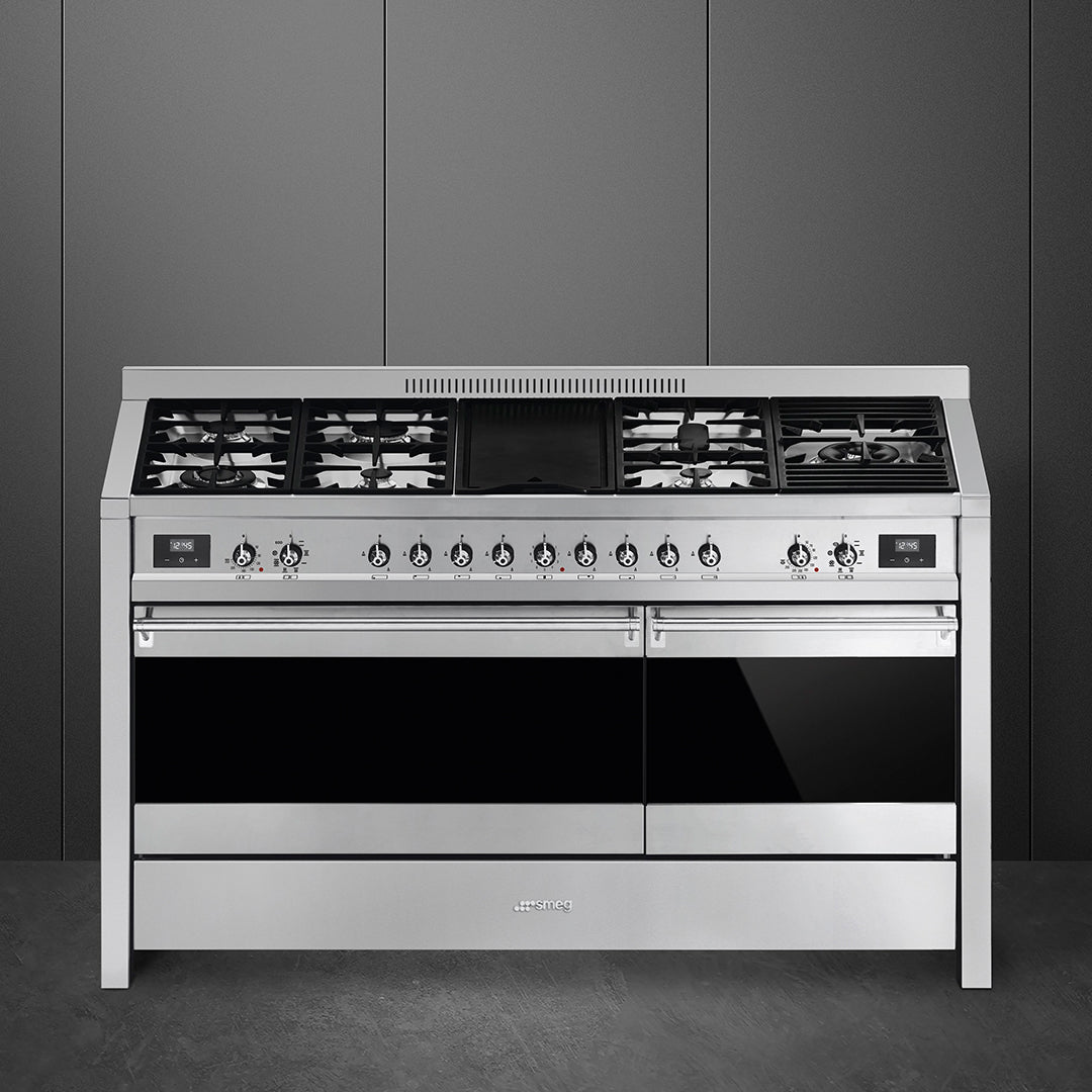 Opera 150cm Gas-Electric Cooker Stainless Steel – SMEG Philippines