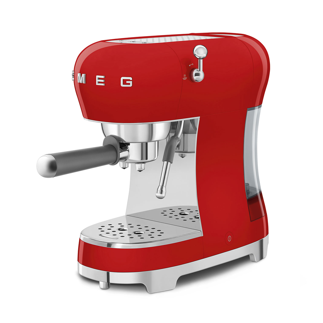 Espresso Coffee Machine - Red - ECF02RDEU | Shop at SMEG Philippines