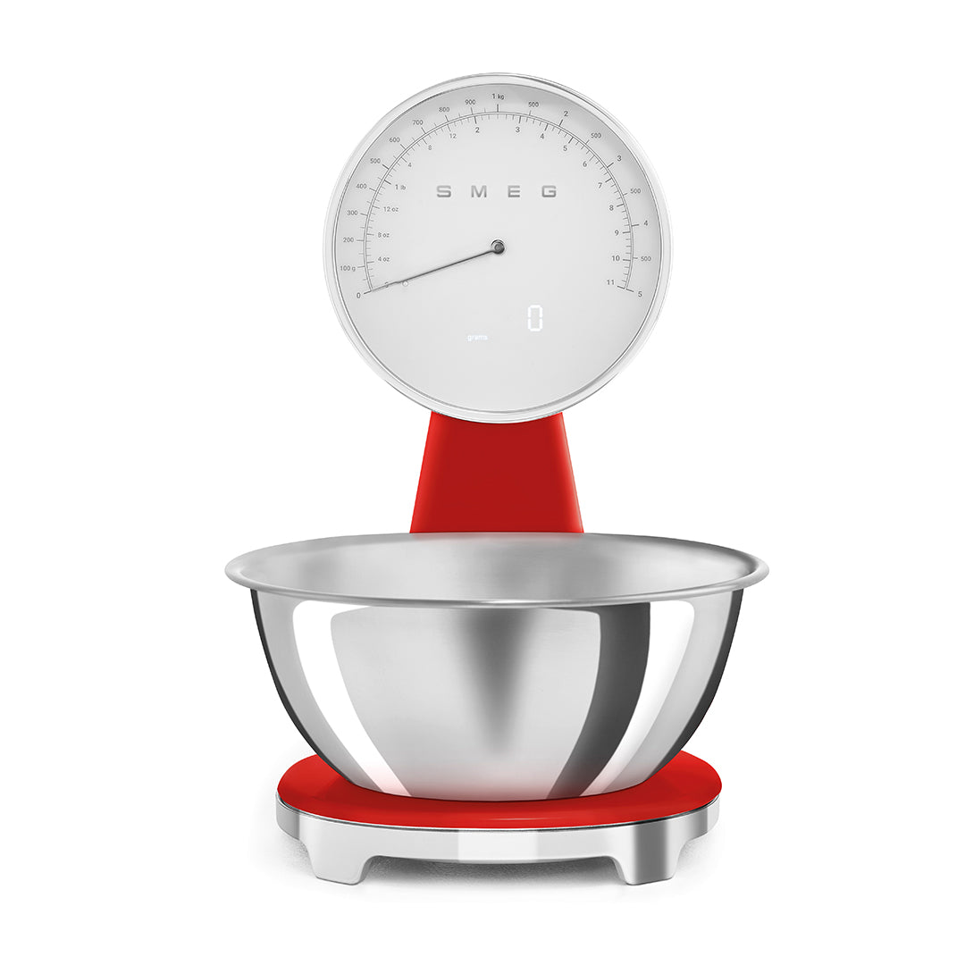 Analog Kitchen Scale Red - KSF01RDWW | Shop at SMEG Philippines