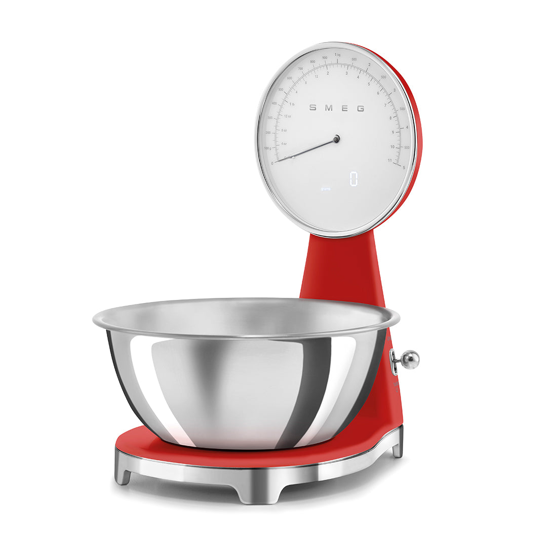 Analog Kitchen Scale Red - KSF01RDWW | Shop at SMEG Philippines