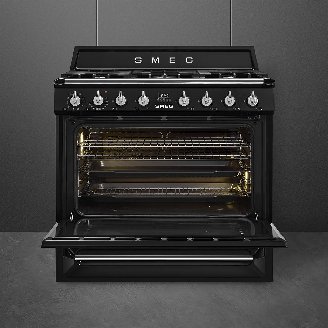 Victoria 90cm Gas-Electric Cooker Black – SMEG Philippines